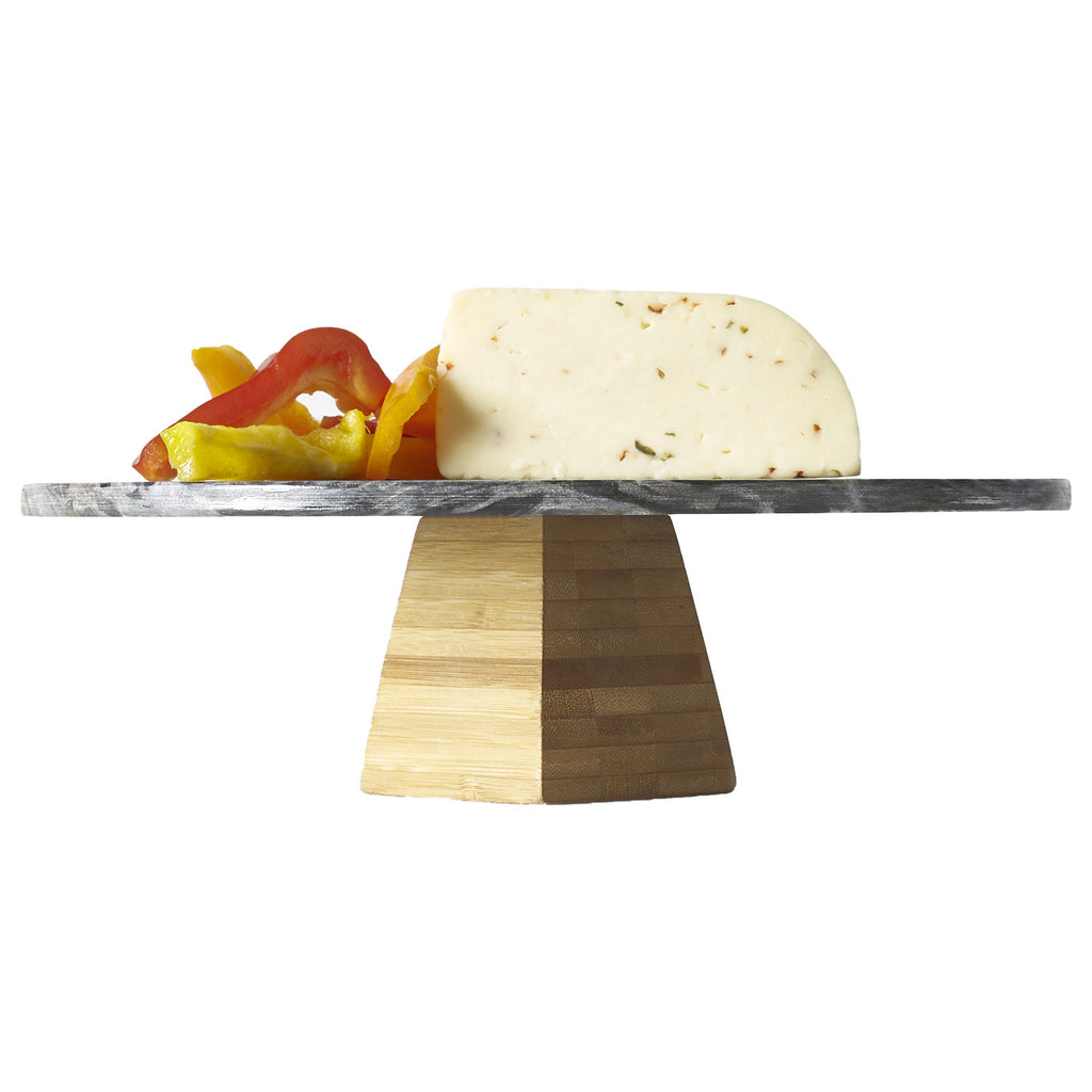 Sophia Grace Round Table Riser, Black Marble, 12x12x3.75 Inches ...