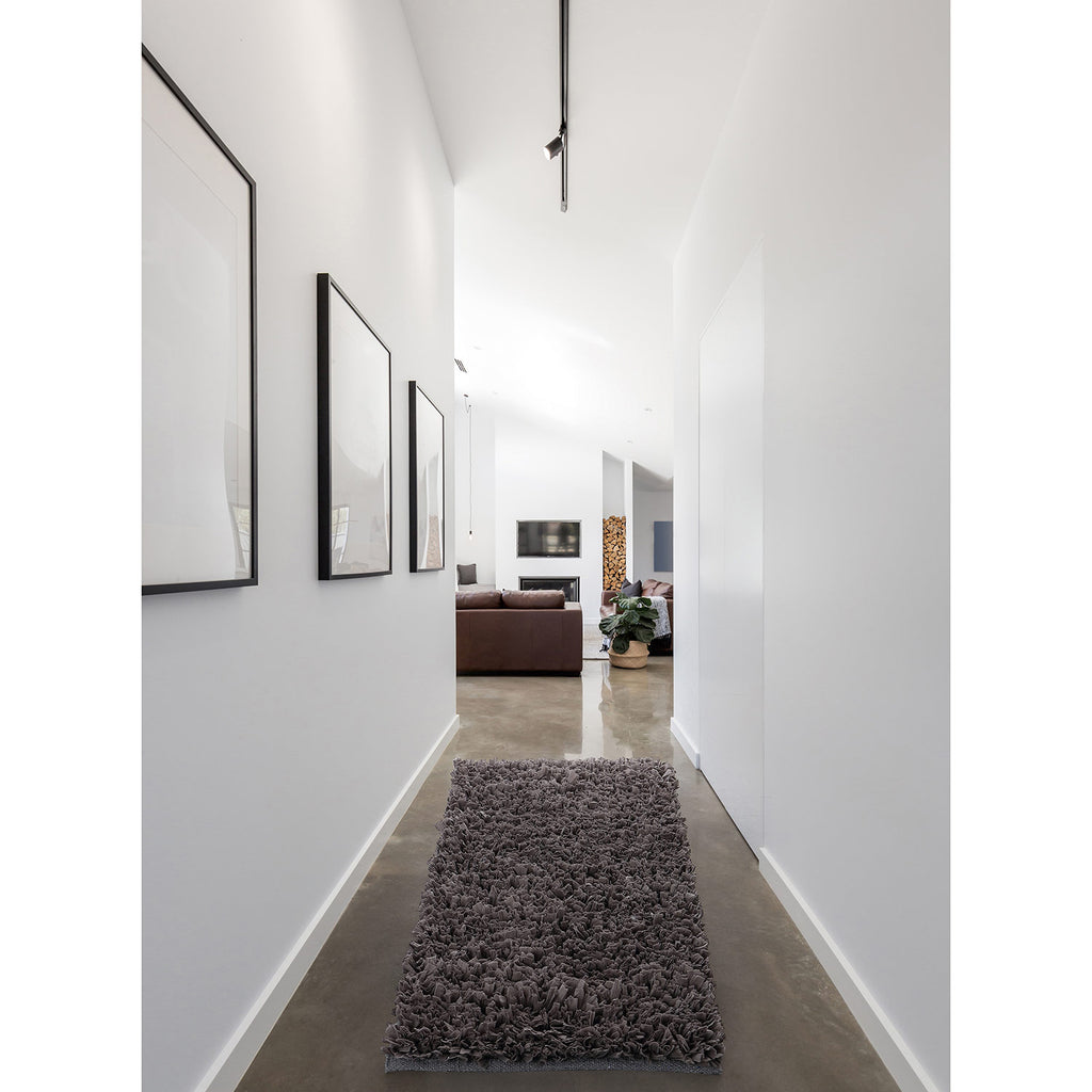 VCNY Skid Resistant Latex Backing Shag Rug, Grey, 30x46 Inches – ShopBobbys