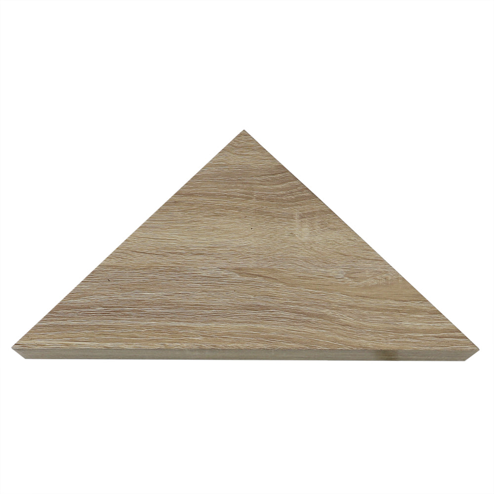 Home Basics Wood Corner Floating Shelf, Oak – ShopBobbys