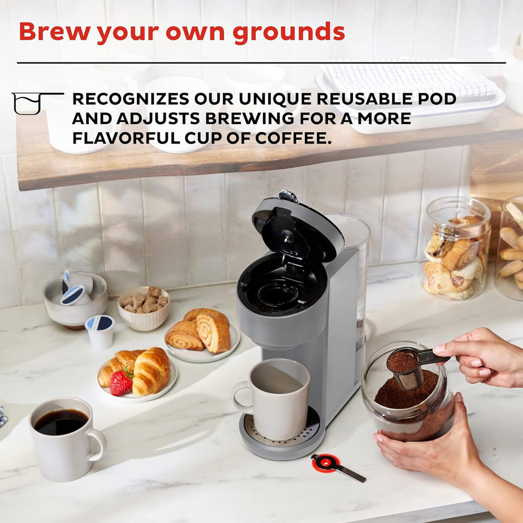 Instant Pot Single Serve K-Cup Pod Compatible Coffee Maker with Reusab ...