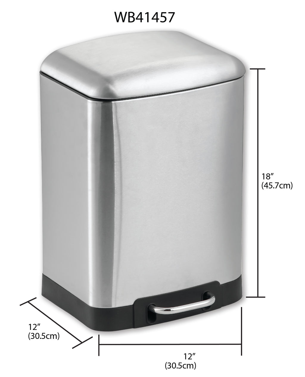 Home Basics 12 Liter Soft-Close Waste Bin – ShopBobbys