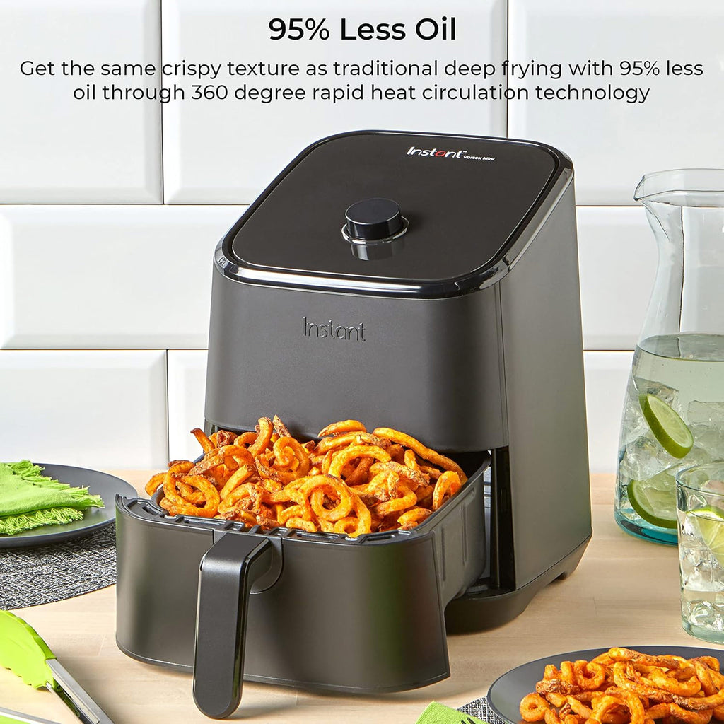 Instant Pot Vortex Mini Air Fryer 2 Quart, Small, Black – ShopBobbys