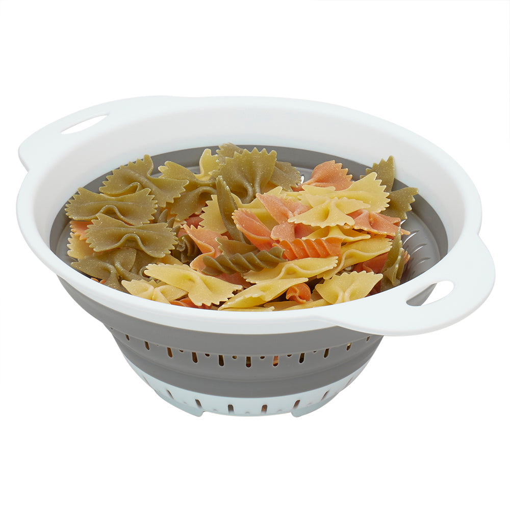 Home Basics Small Collapsible Colander, Grey – ShopBobbys