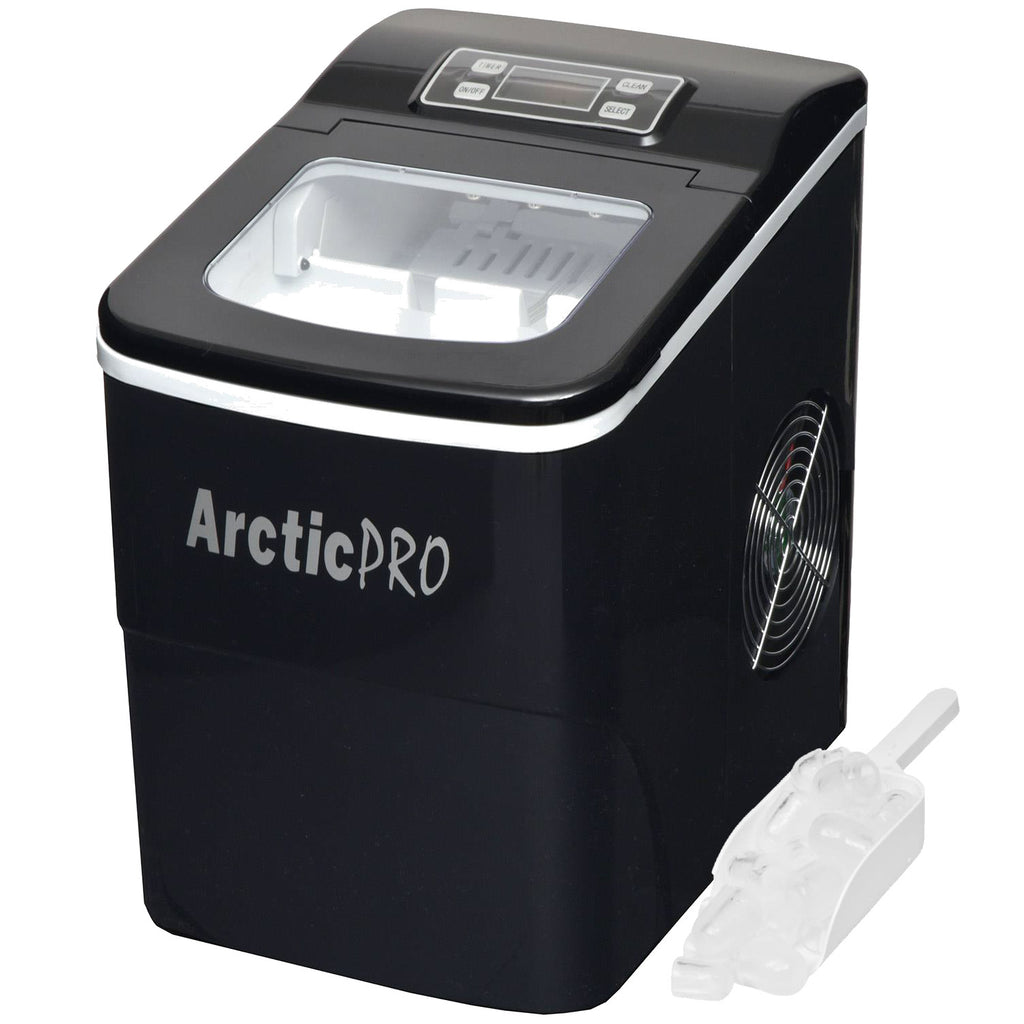 Arctic-Pro Portable Digital Quick Ice Maker Machine, Black, Makes 2 Ic ...