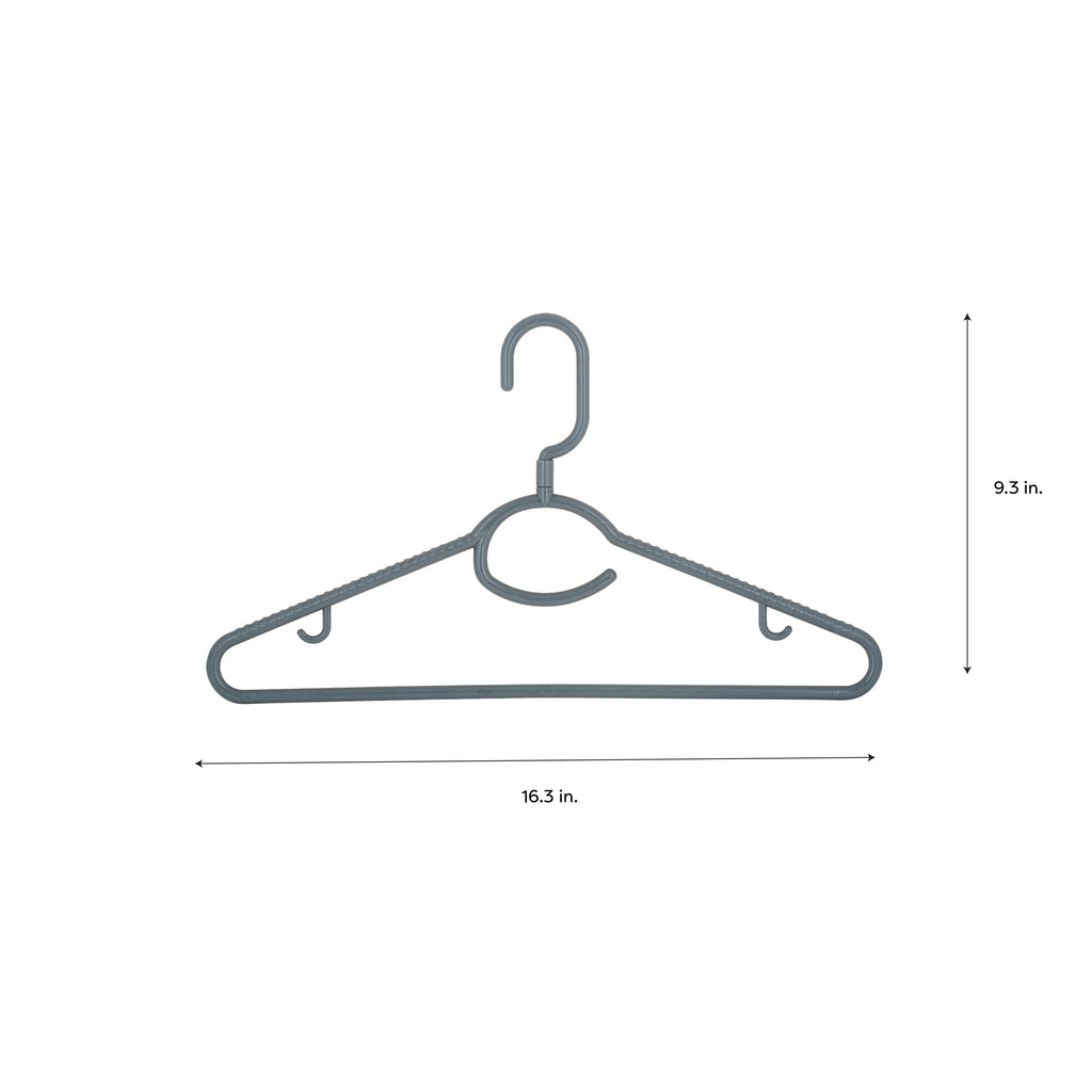 Woolite Swivel Neck Hangers 5 Pack in Grey – ShopBobbys