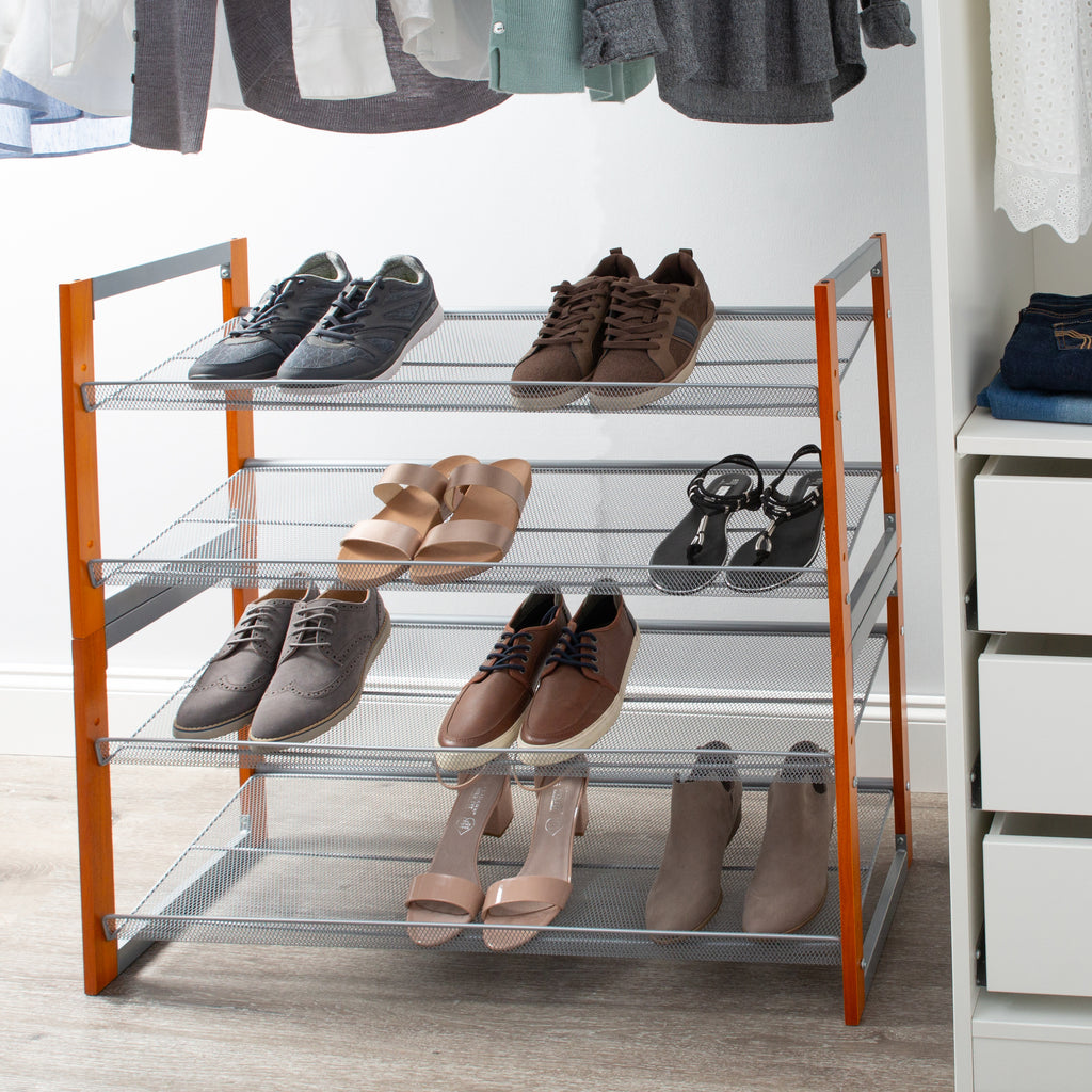 Neu Home Wooden Stackable Shoe Rack – ShopBobbys