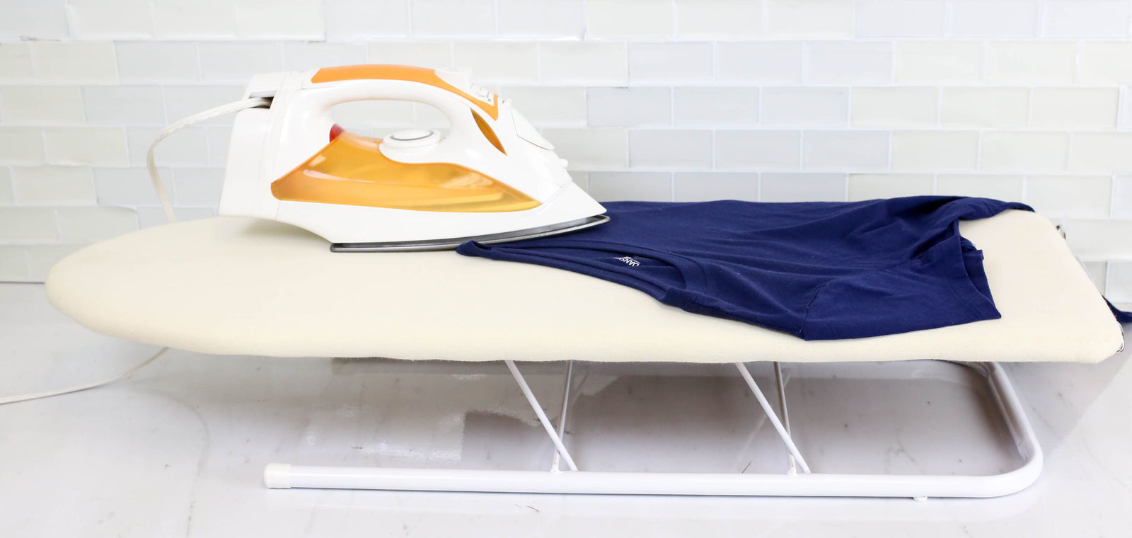 Sunbeam Tabletop Ironing Board with Rest and Cover, 33x12x3.5 Inches ...