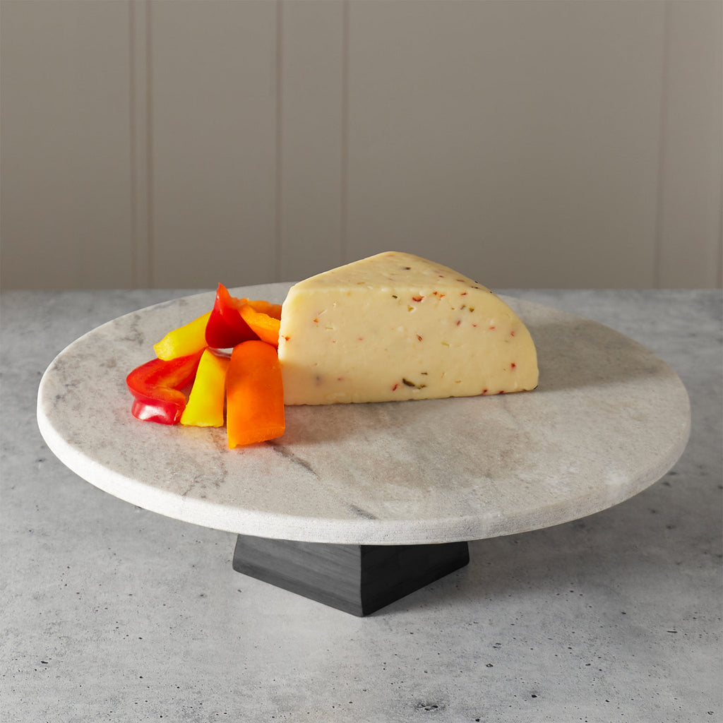 Sophia Grace Round Table Riser, Marble-Black, 12x12x3.75 Inches ...