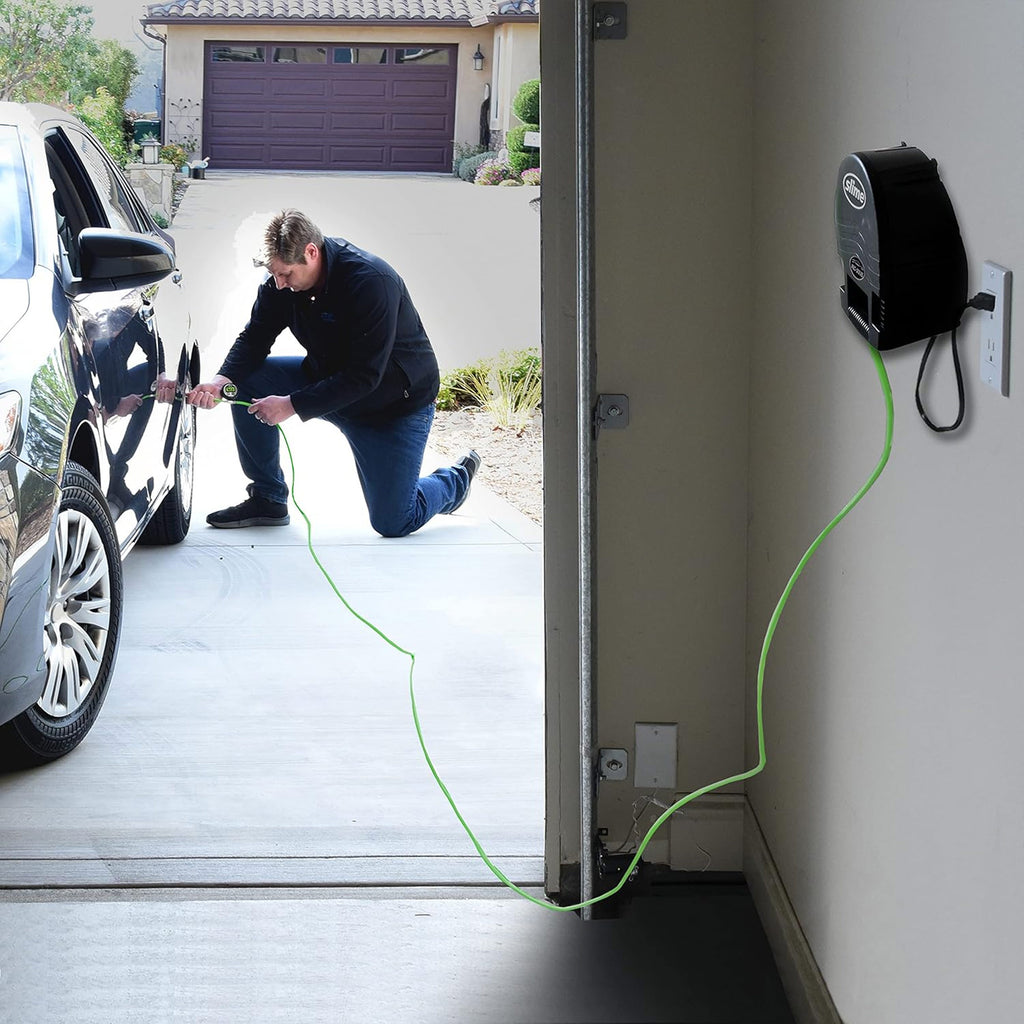 Slime Wall Mounted Garage Air Inflation Station, Cars, Trucks, Bicycle ...
