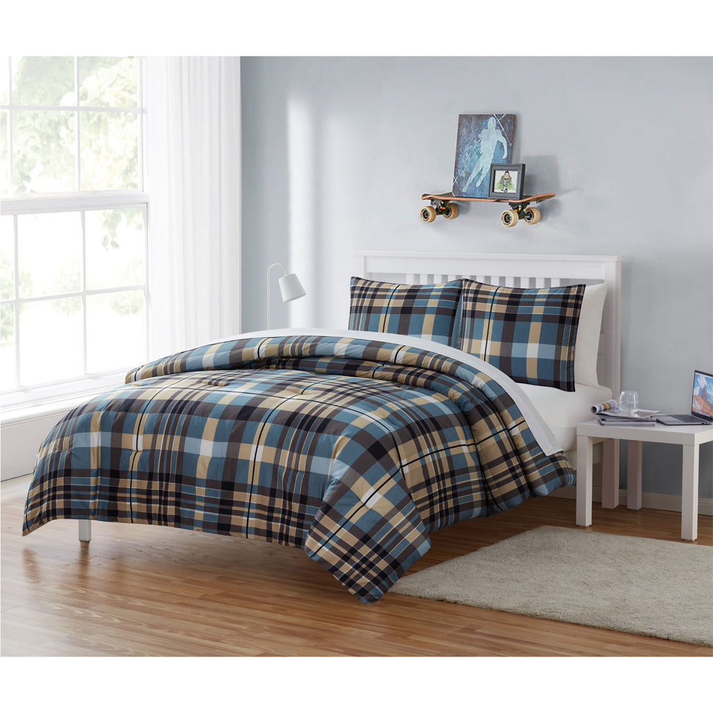 Tahari Kids Bedding Comforter Set with Shams, Kitt Plaid – ShopBobbys