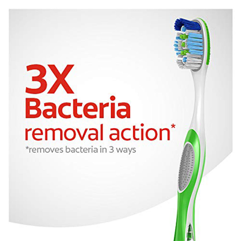 Colgate 360 Surround Manual Toothbrushes with Tongue and Cheek Cleaner ...