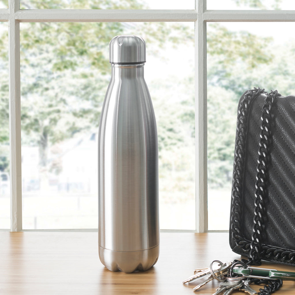 Home Basics Stainless Steel Bullet Vacuum Flask – ShopBobbys