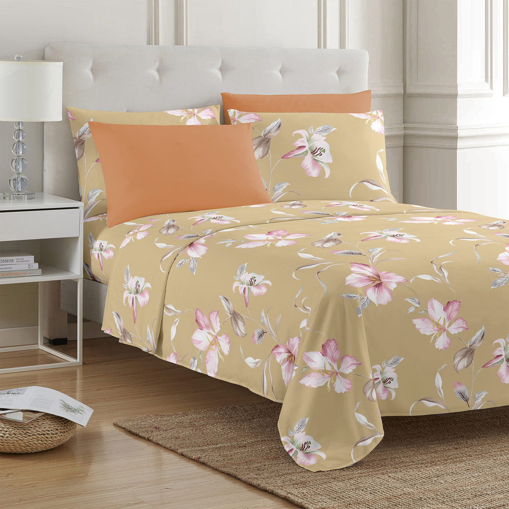 PREMIUS 6 Piece Printed Wrinkle-Free Sheet Set, Amari – ShopBobbys
