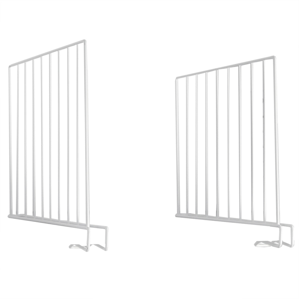Home Basics Vinyl Coated Steel Shelf Divider, White – ShopBobbys