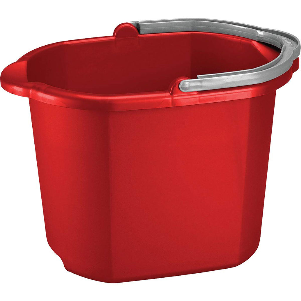 Sterilite Dual Spout Pail with Handle, Classic Red, 16 Quart – ShopBobbys