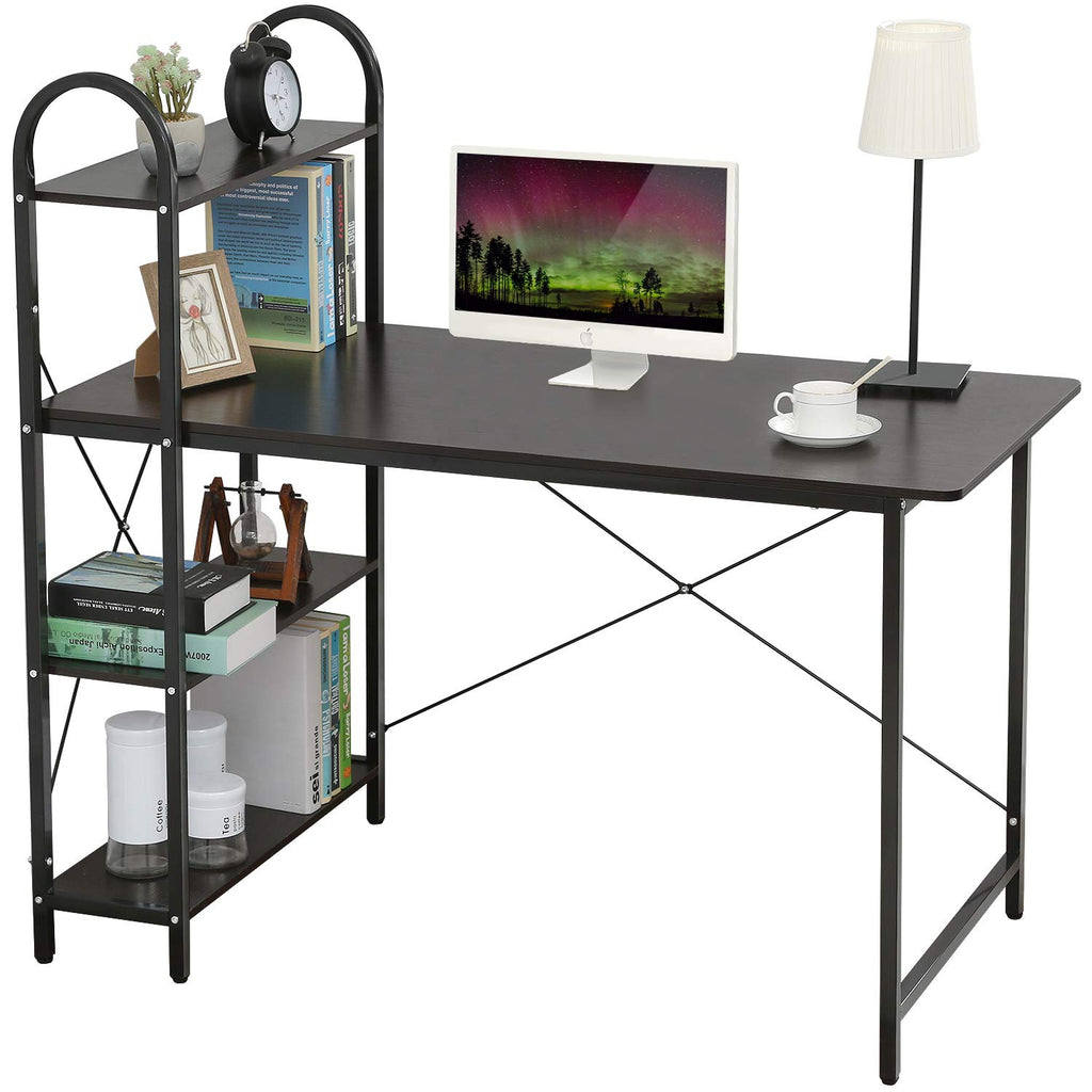 Home Basics Computer Desk with Shelves – ShopBobbys
