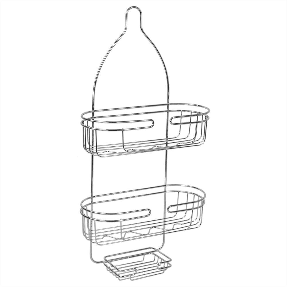 Home Basics Jumbo Shower Caddy, Chrome – ShopBobbys