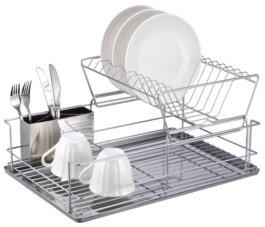 Home Basics 2-Tier Dish Rack – ShopBobbys