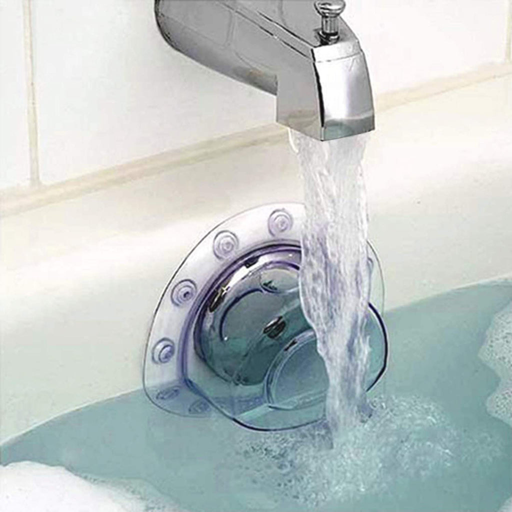 Popular Bath Deep Bath Water Overflow Shield, Clear, 3.75 Inches ...