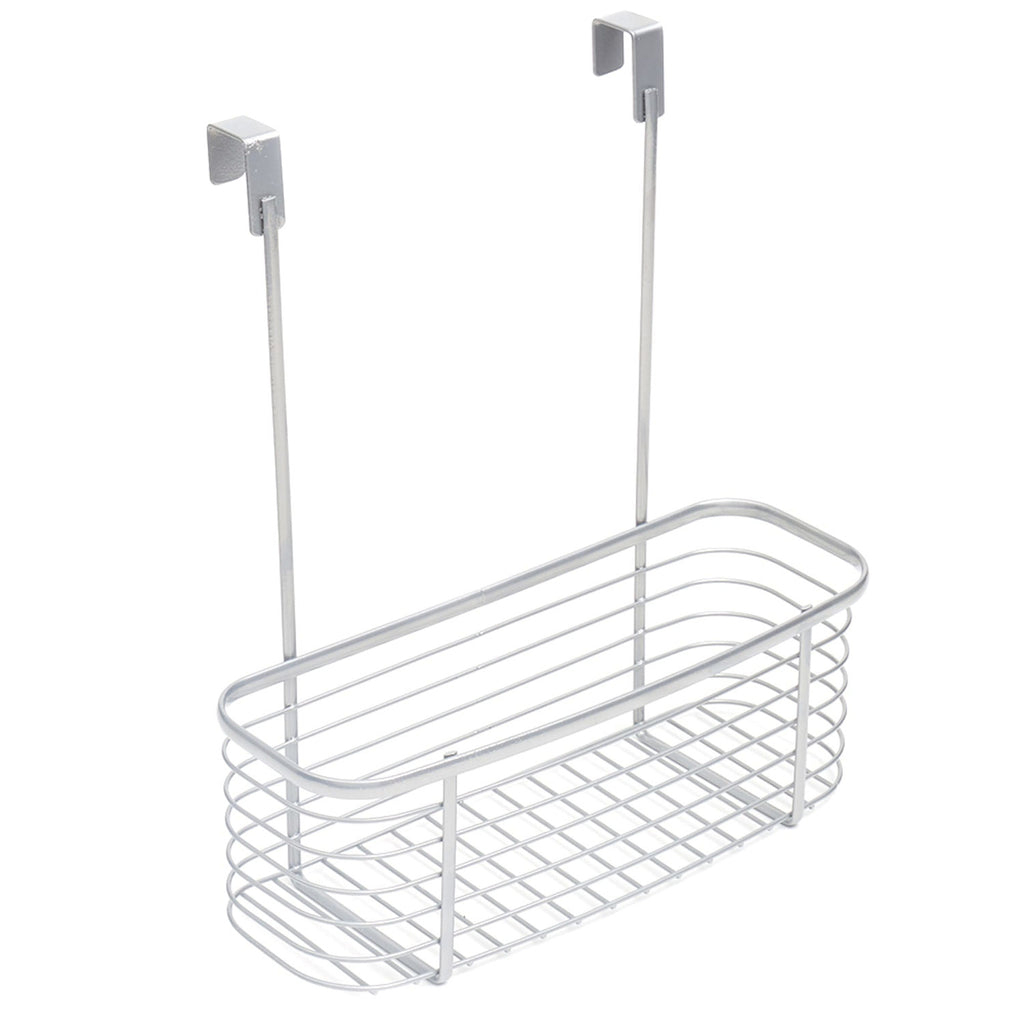 Home Basics Delta Steel Over the Cabinet Basket, Silver, 11x4.25x12.5 ...