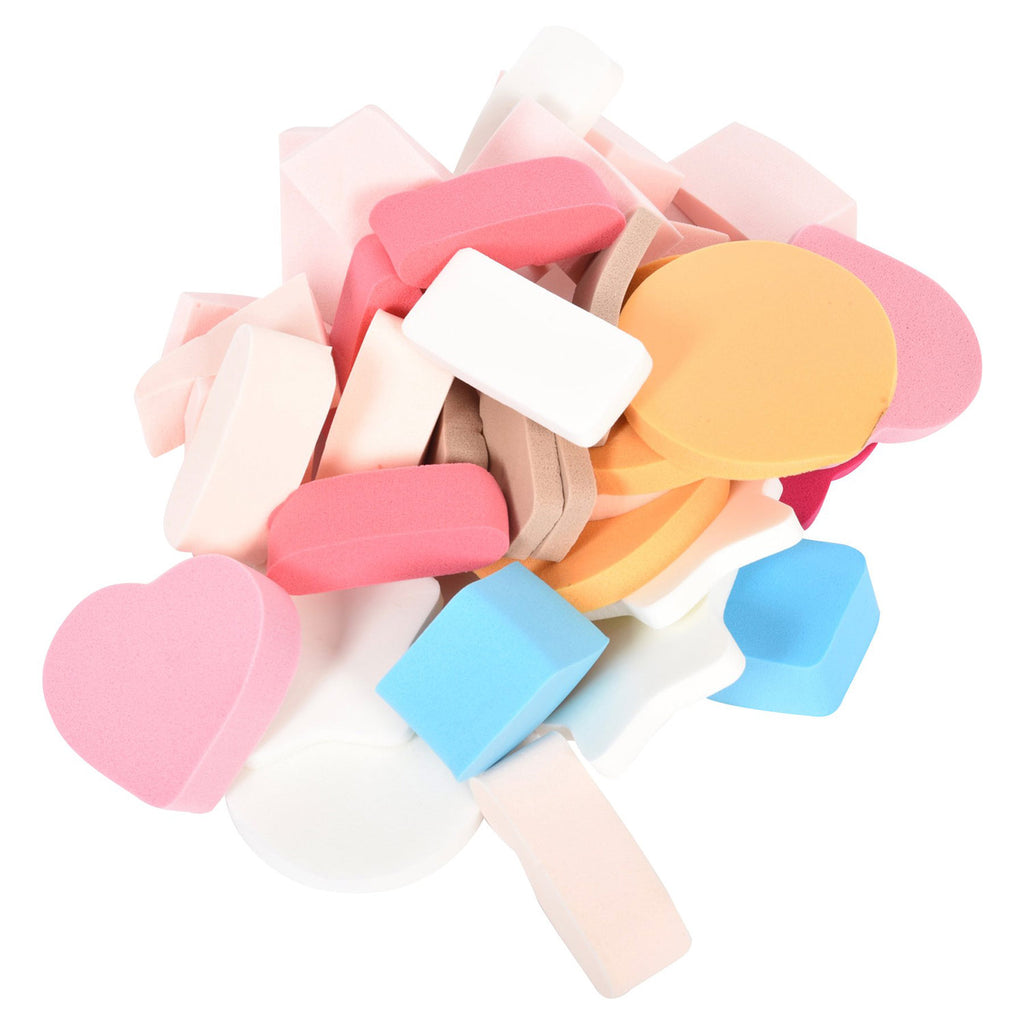 Simplosphy Latex Free Cosmetic Makeup Sponges, 36 Count, Assorted Shap ...