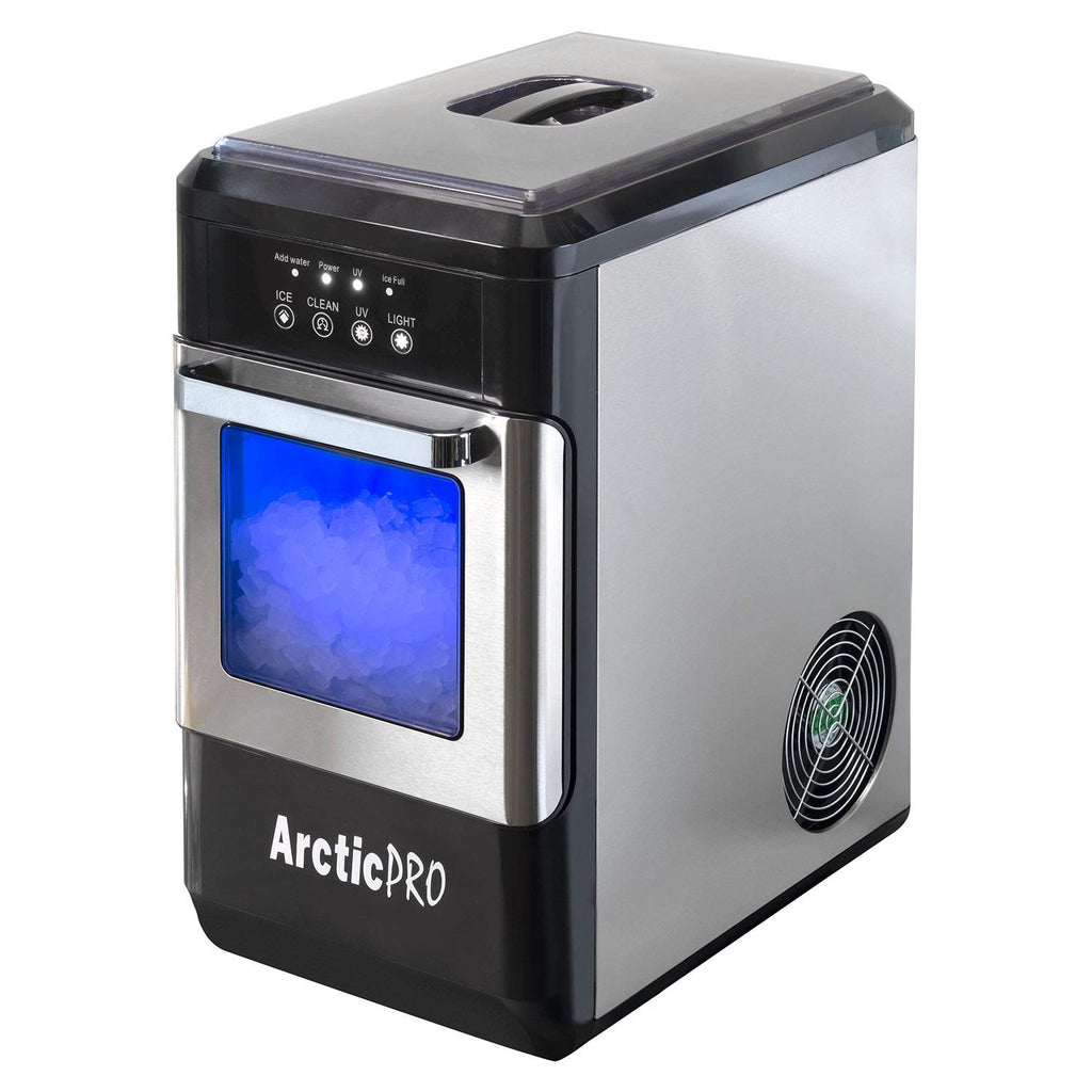 Arctic-Pro Ice Pellet Portable Ice Maker with UV Light and Ice Draw, B ...