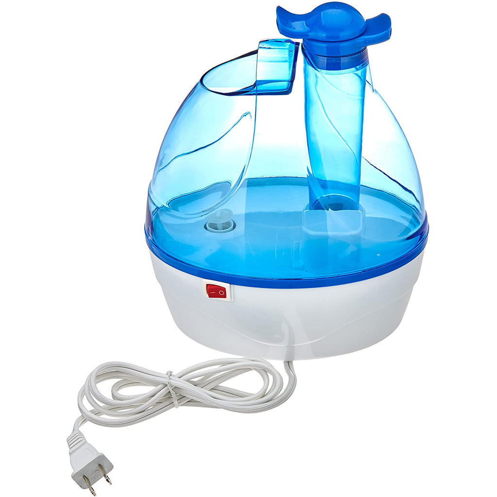 Comfort Zone Cool Mist Portable Ultrasonic Humidifier with Dual Nozzle ...